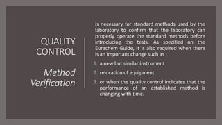 QA QC Program for Waste Water Analysis ppt | PPTX