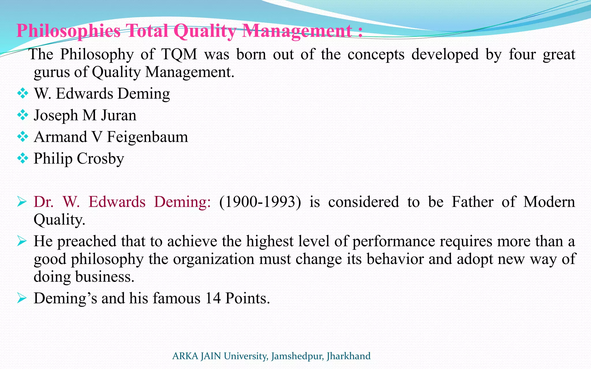 Total Quality Management (TQM): Definition, elements, philosophies, B ...