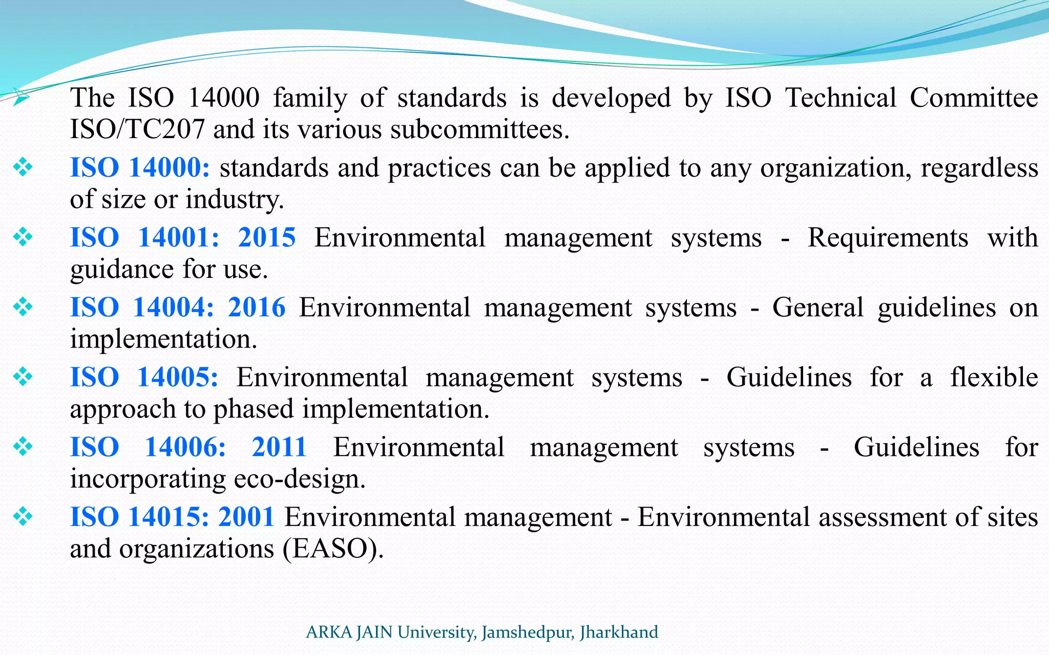 ISO9000 & ISO14000, B.PHARMACY, 6TH SEM,PHARMACEUTICAL QUALITY ...