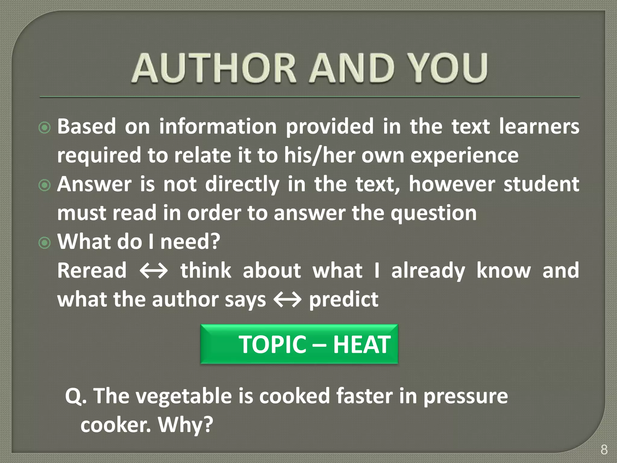 QAR-Question Answer Relationship | PPTX