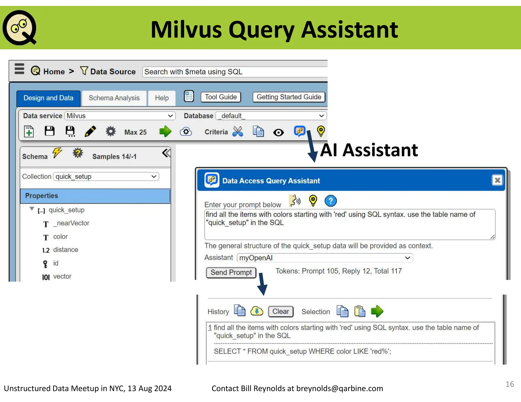 Modern Analytics & Reporting with Milvus Vector DB and GenAI | PDF