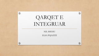 QARQET E INTEGRUAR ne teknologji me tik klasa 9 | PPTX