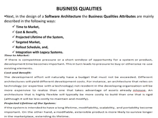 Quality Attributes In Software Architecture & Design Patterns | PPTX ...