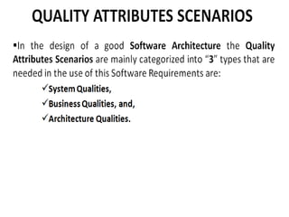 Quality Attributes In Software Architecture & Design Patterns | PPTX ...