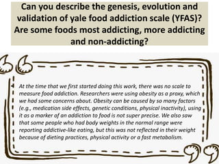 Binge Eating Disorder, Q&A Session, Addictions-The Yale University ...