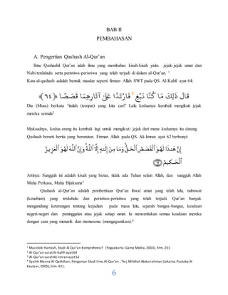 MAKALAH QASHASH AL-QUR’AN | DOCX