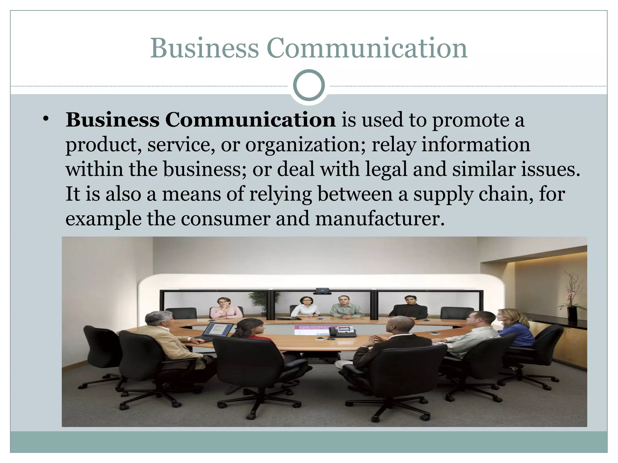 Business communication in banking sector | PPT