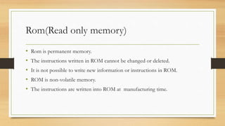 Ram and Rom | PPTX