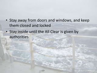 Precaution during cyclone | PPTX