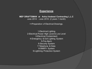 MEP Draftsman/ Junior Design Engineer | PDF