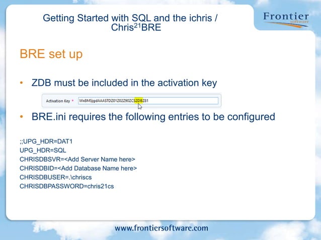 Quality Assurance config SQL and ichris.pptx | Databases | Computer Software and Applications