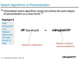 Q&A Survey Viewpointr Highlights | PPT