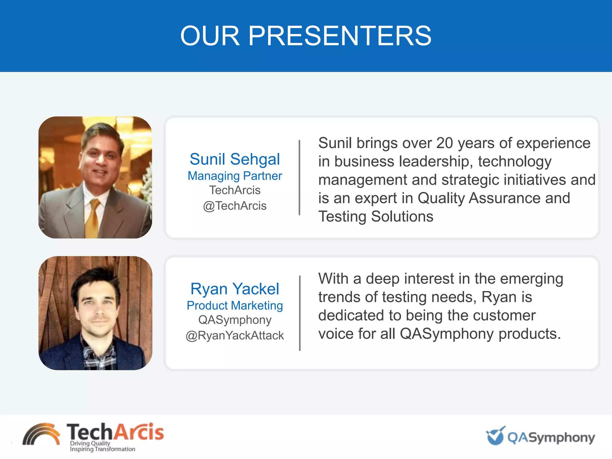 Where Testers And Qa Fit In The Story Of Devops Pptx Web Conferencing Computer Software And