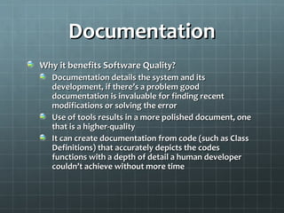CASE tools and their effects on software quality | PPT