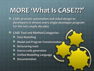 CASE tools and their effects on software quality | PPT