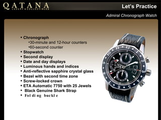 Qatana Training Watch 270707 | PPT