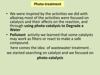 Environmental catalyst, Water Treatment, IDM7 | PPTX