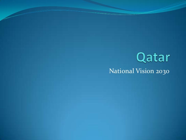 Qatar National Vision 2030