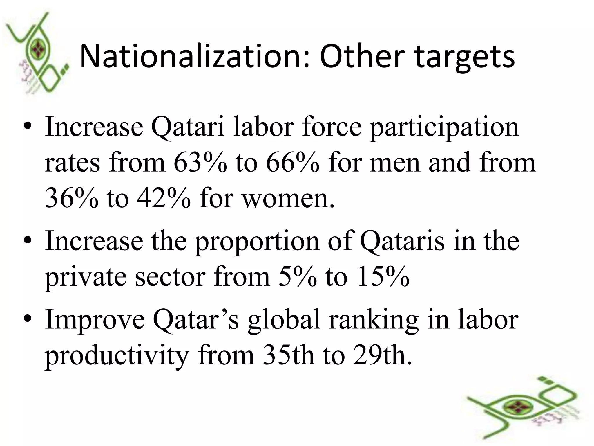 Qatar 1st National Development Strategy & Nationalization | PDF