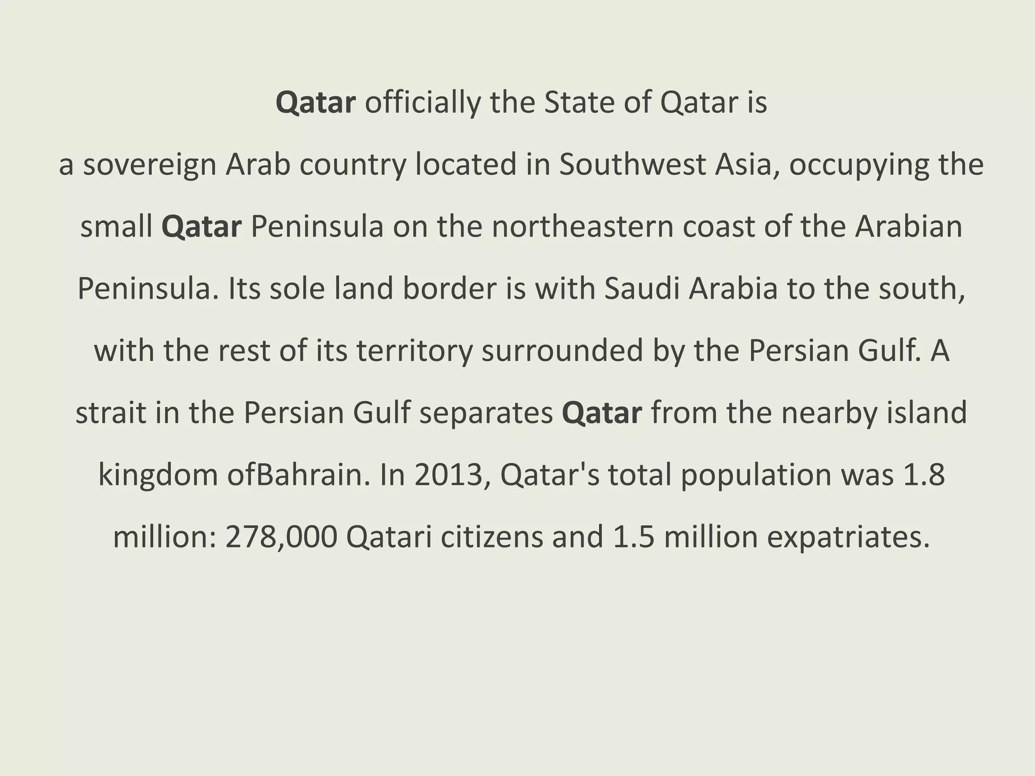 Qatar | PPTX
