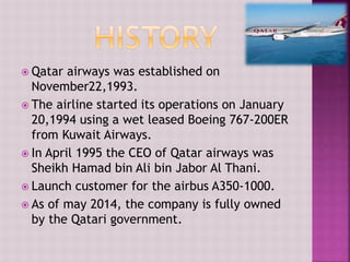 Qatar airways | PPTX