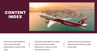 +1 (800) 416-8919 - Qatar Airways Cancellation and Refund Policy | PPTX