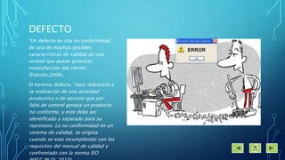 Conceptos Básicos del Aseguramiento de la Calidad | PPTX