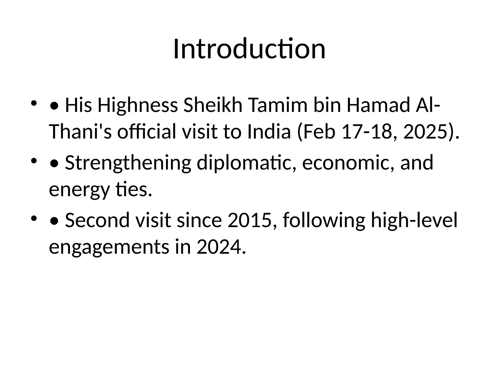 Qatar Emir Visit India for diplomatic.pptx