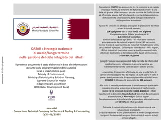 ENZO PIRONE Qatar Waste Treatment | PDF