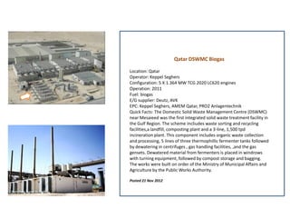 ENZO PIRONE Qatar Waste Treatment | PDF