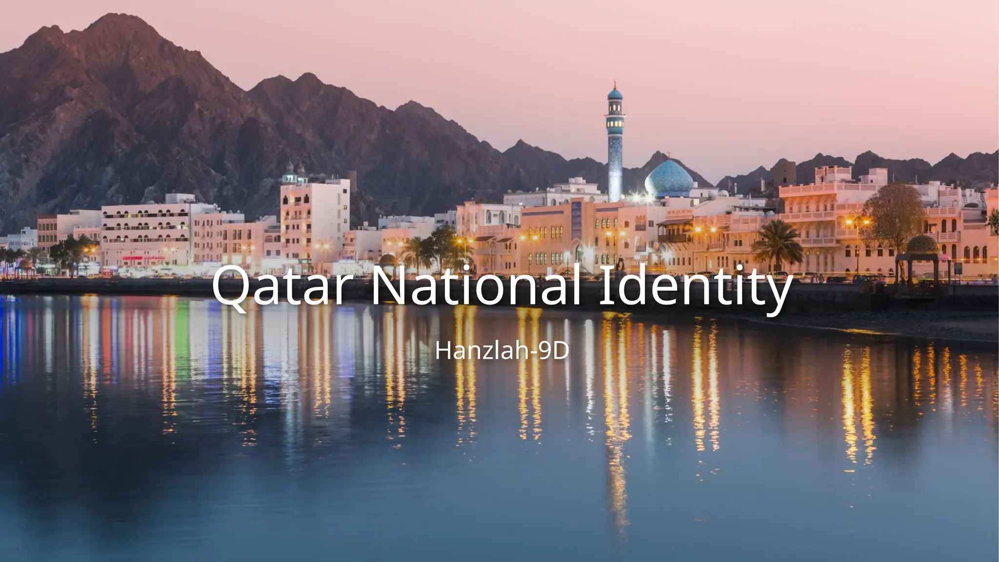 Qatar National Identity jjjjjjjjjjjjjjjj | PPTX
