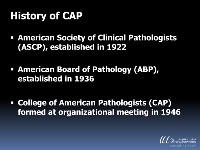 Significance of CAP accreditation | PPTX