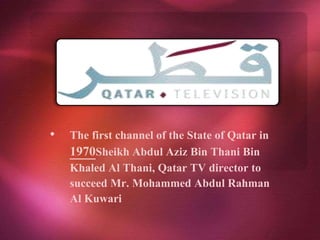Qatar's state television | PPT