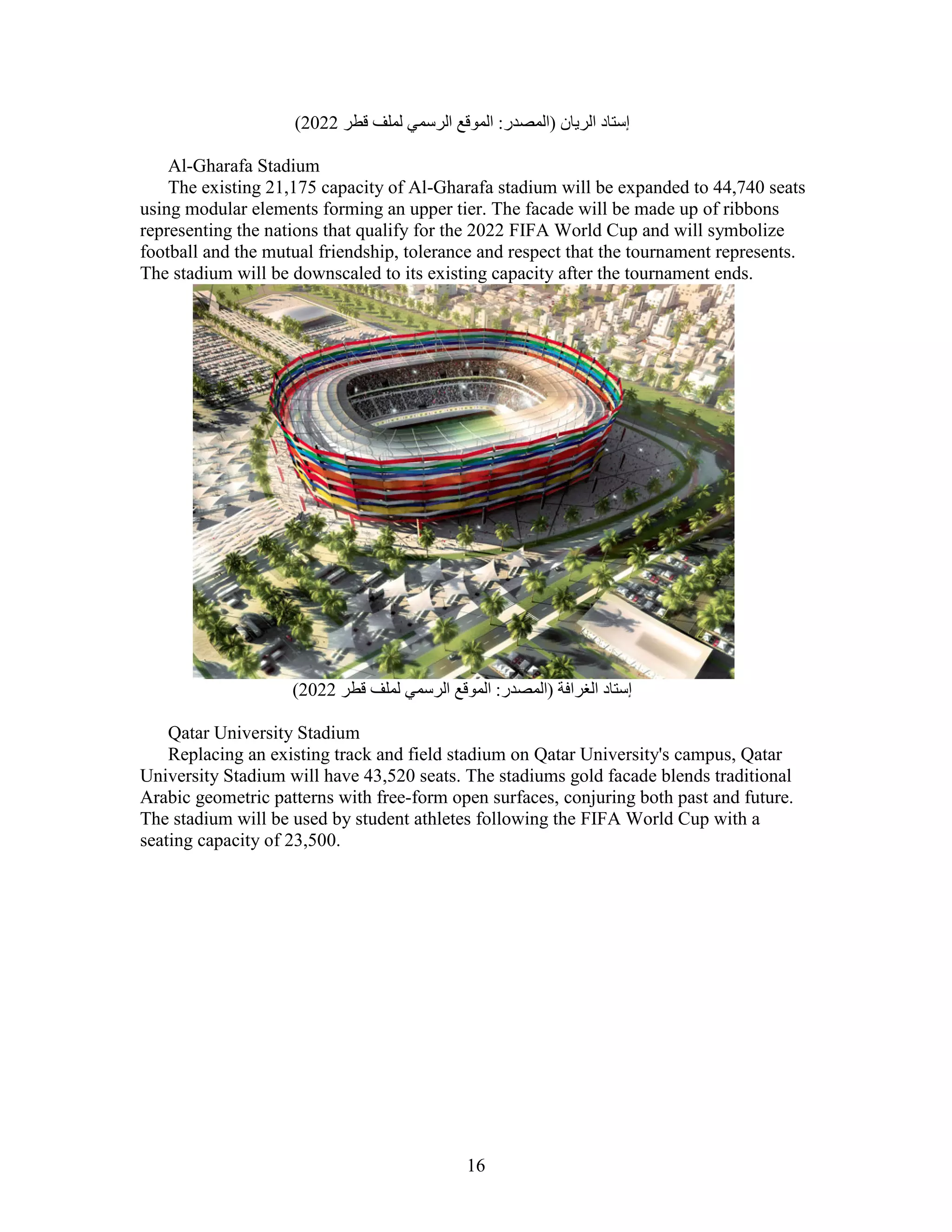 Qatar Stadiums - English | PDF