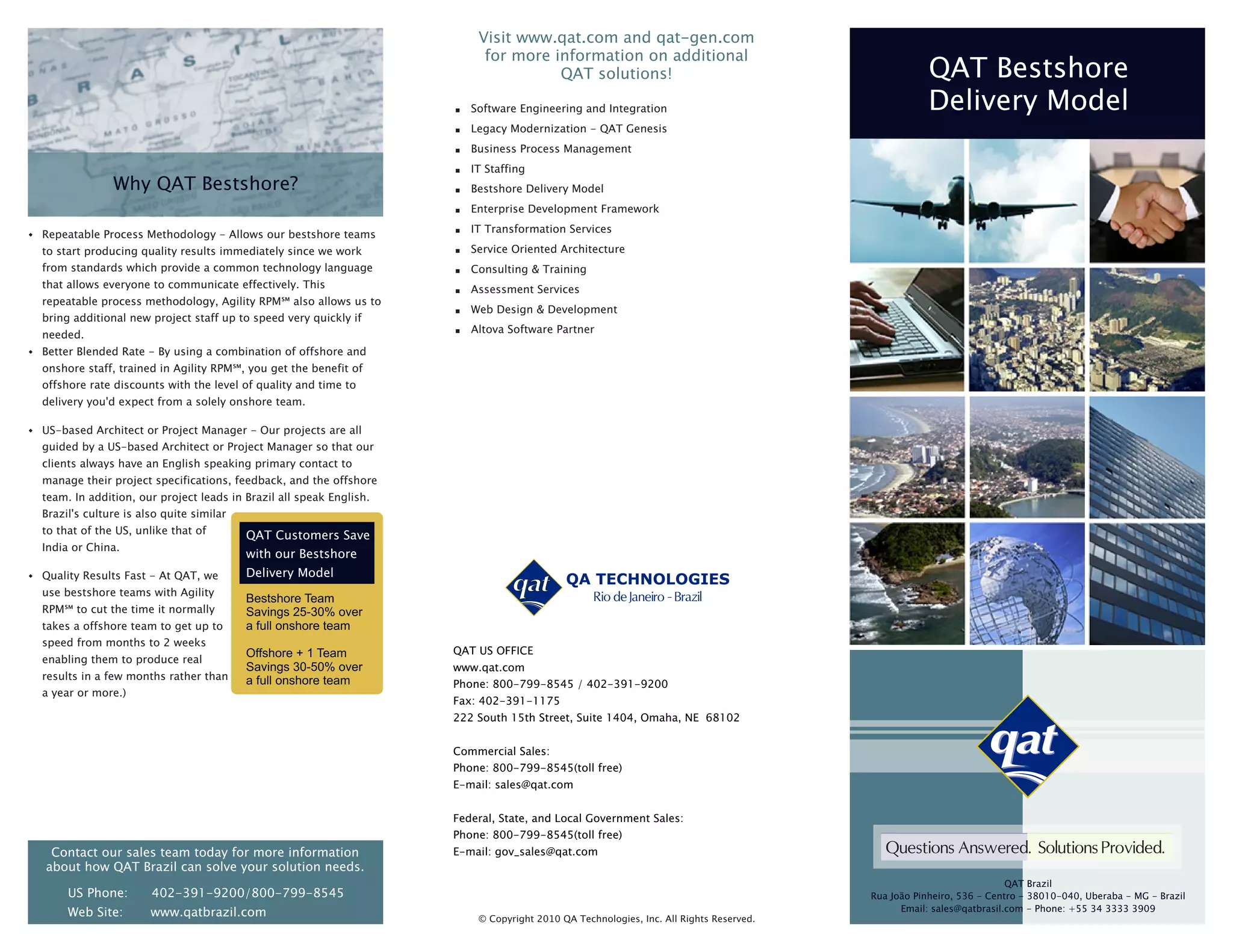 QAT Brazil - Offshore Development Center | PDF