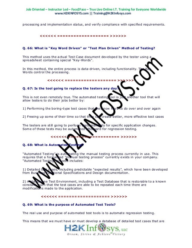 Qa Interview Questions Qa Testing Interview Questions And Answers