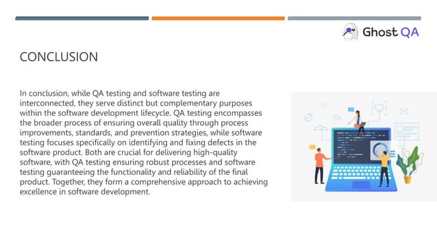 QA Testing Vs. Software Testing - GhostQA.pptx