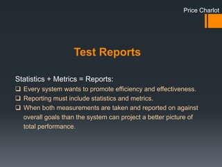 QA Test Reports Statistics Metrics | PPTX