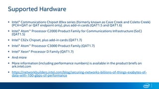 Intel® QuickAssist Technology Introduction, Applications, and Lab, Including OpenSSL, NGINX, and ...