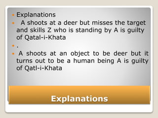 Qatl and its kinds (1) | PPTX