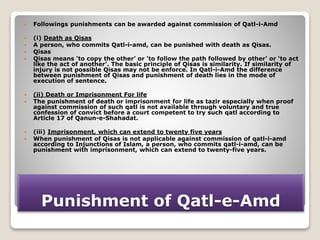 Qatl and its kinds (1) | PPTX