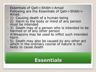 Qatl and its kinds (1) | PPTX