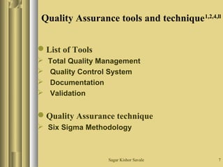 Qa tools and techniques | PPT