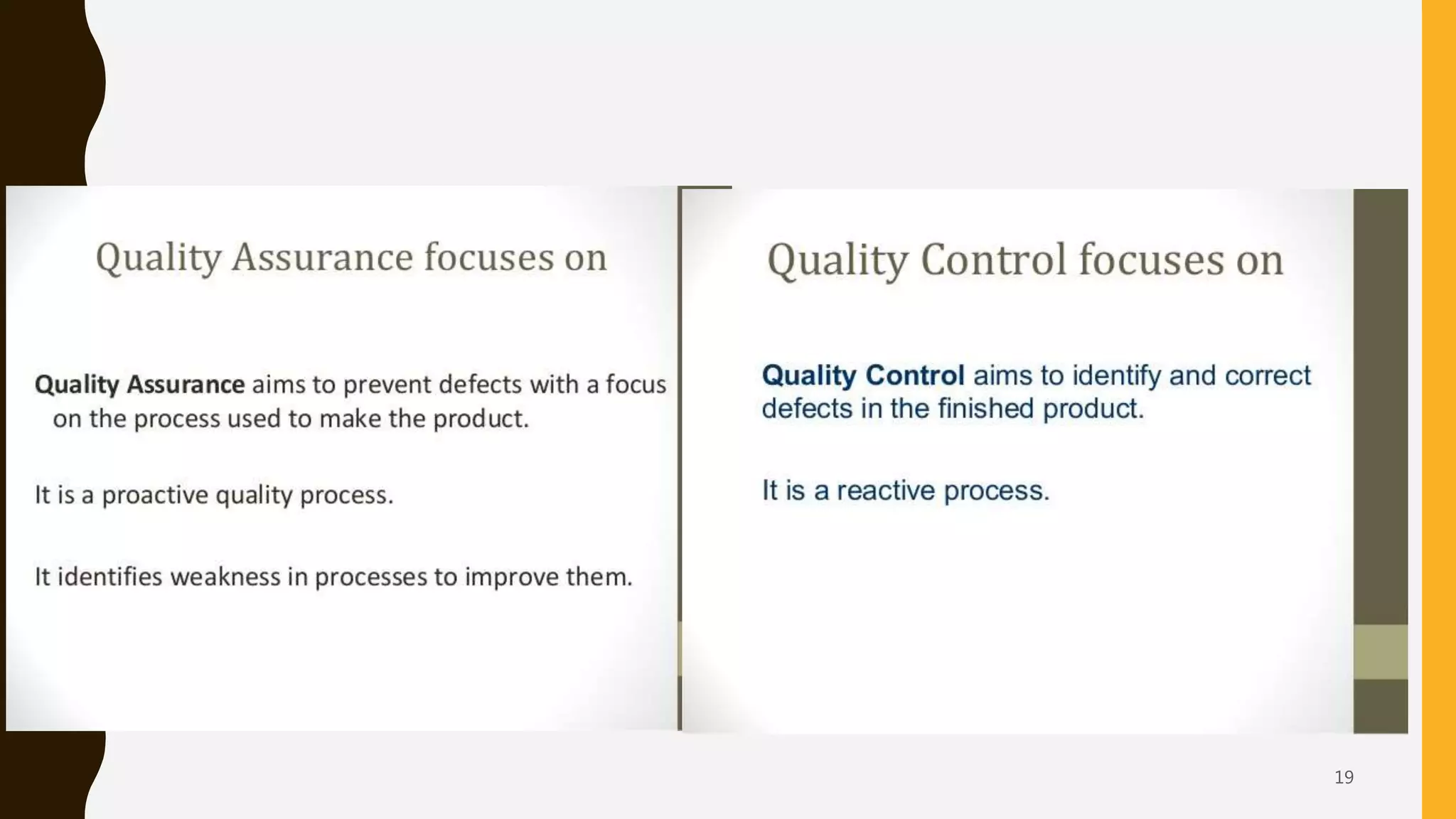Quality Assurance (QA): Definition, Obj, Principles, components, Dif ...
