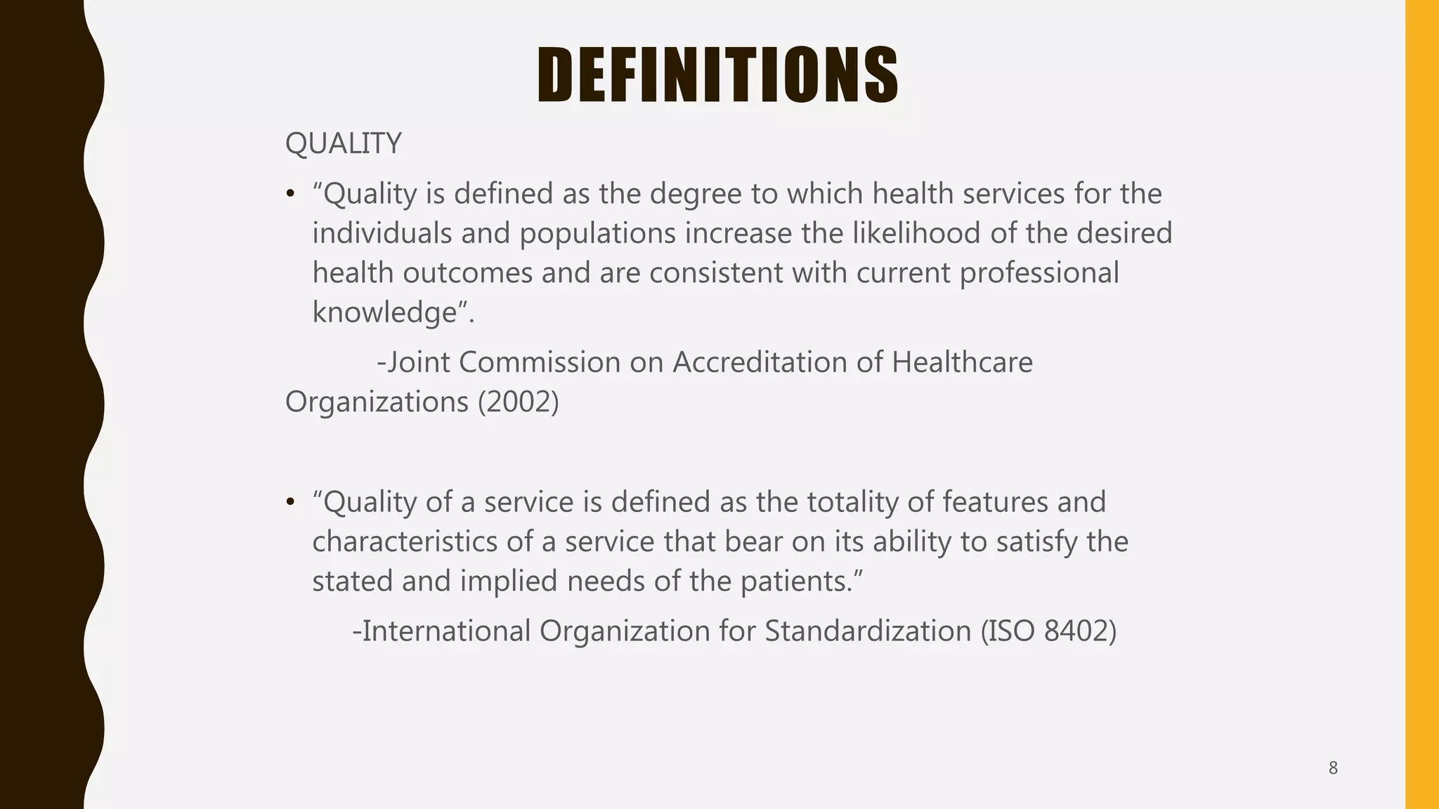 Quality Assurance (QA): Definition, Obj, Principles, components, Dif ...