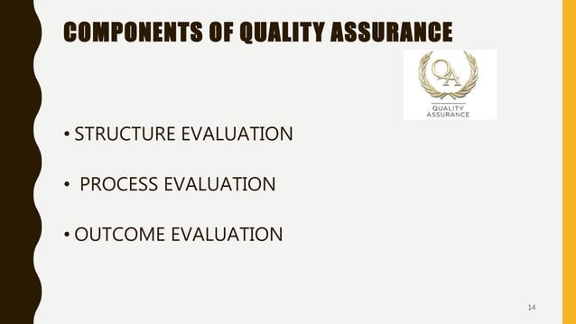 Quality Assurance (QA): Definition, Obj, Principles, components, Dif ...