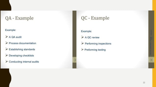 Quality Assurance (QA): Definition, Obj, Principles, components, Dif ...