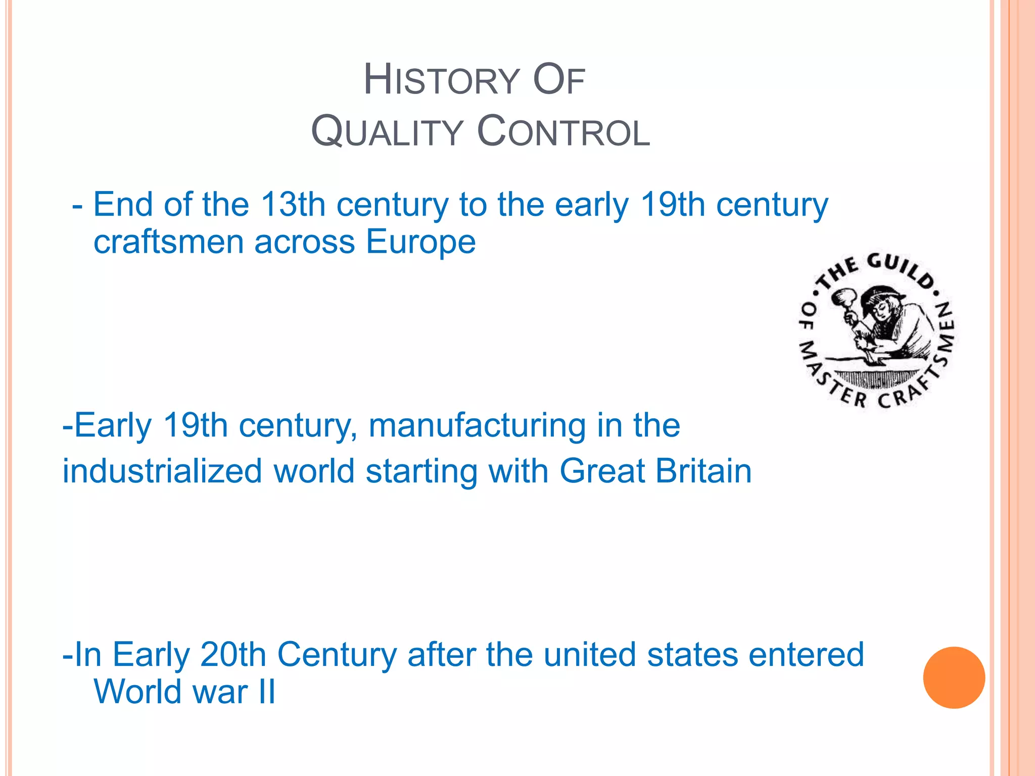 Quality Control and Quality Assurance | PPTX
