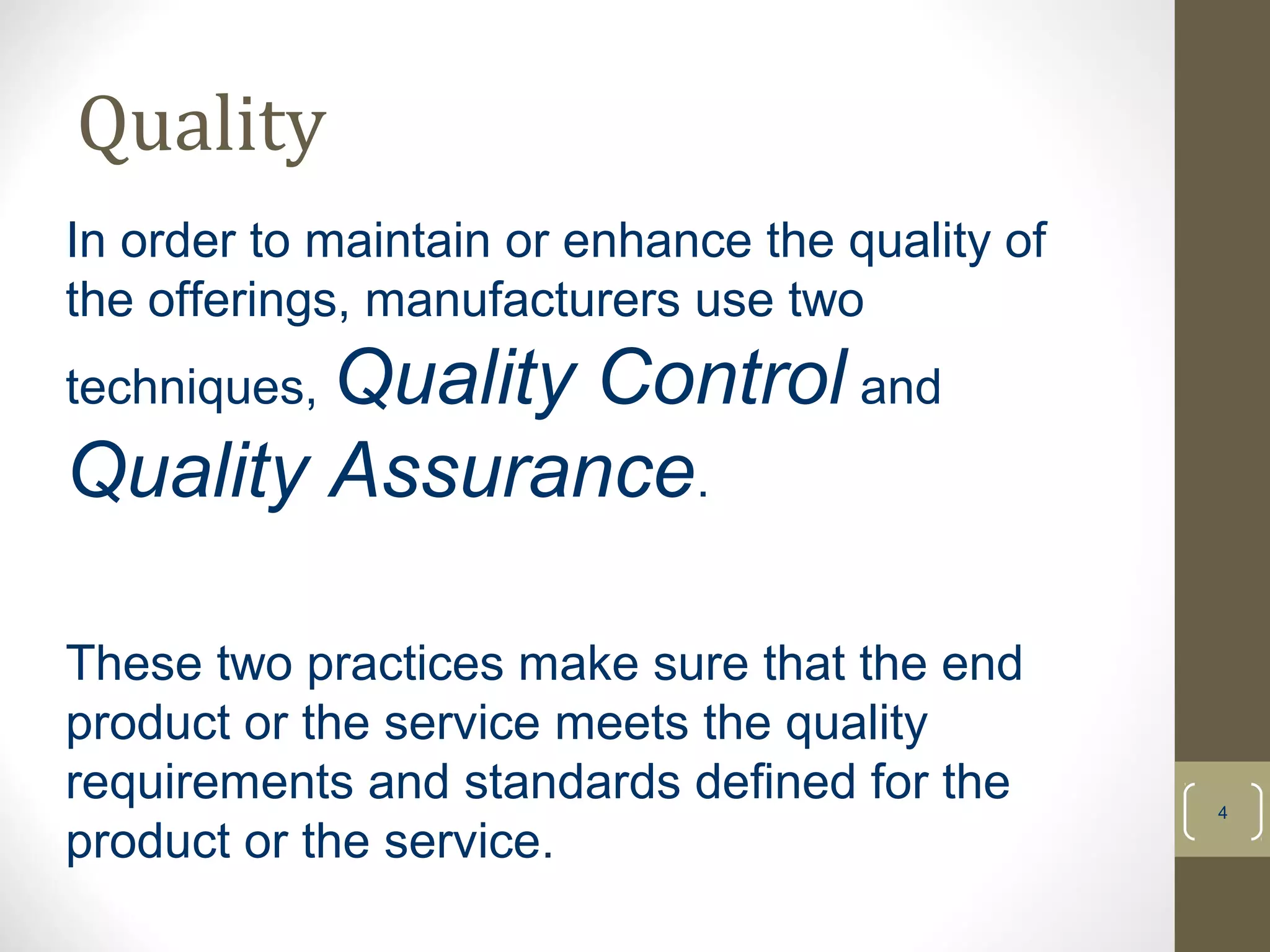 Quality Assurance Vs Quality Control | PPT