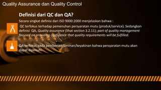 Perbedaan QA & QC | PPTX
